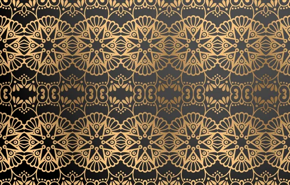 Download wallpaper pattern, texture, gold, ornament, color, section ...