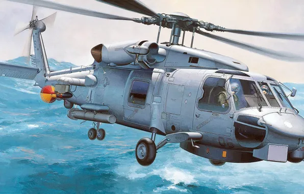 Download wallpaper Sikorsky, basic modification, US NAVY, Seahawk, SH ...