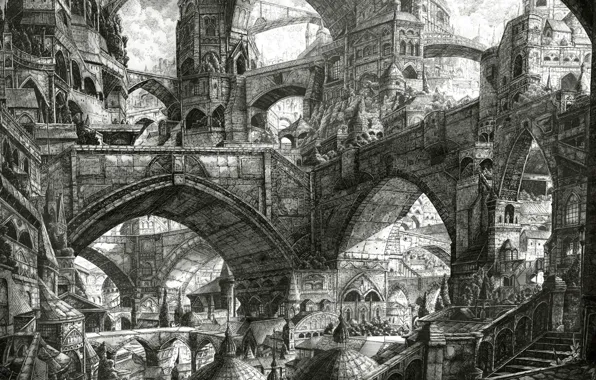 Inception Wallpaper Maze