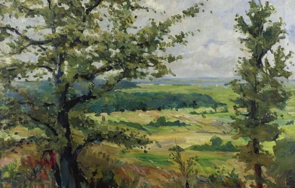 Wallpaper trees, nature, picture, Summer Landscape, Alexander Altman ...