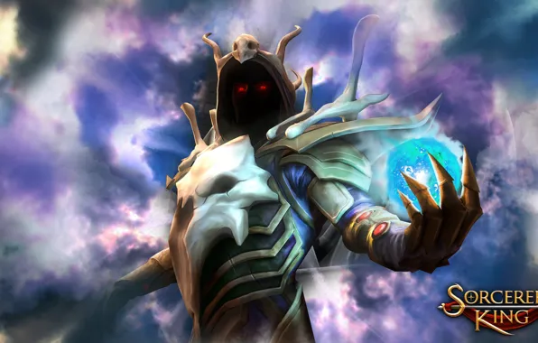 Wallpaper the sky, clouds, balls, being, Sorcerer King for mobile and desktop, section игры ...
