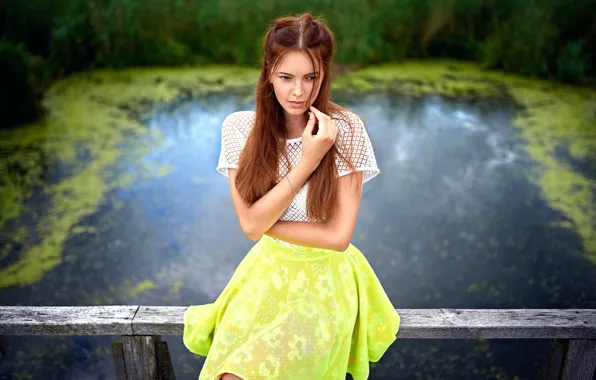 Download wallpaper Alina, mole, sponge, the beauty, the bridge, section ...