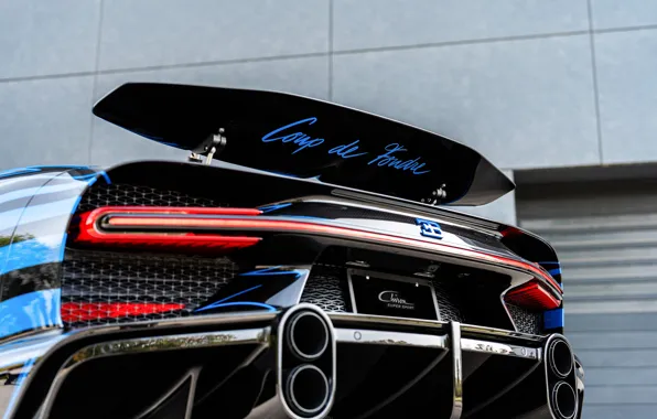 Wallpaper Bugatti, exhaust, Chiron, rear wing, Bugatti Chiron Super ...