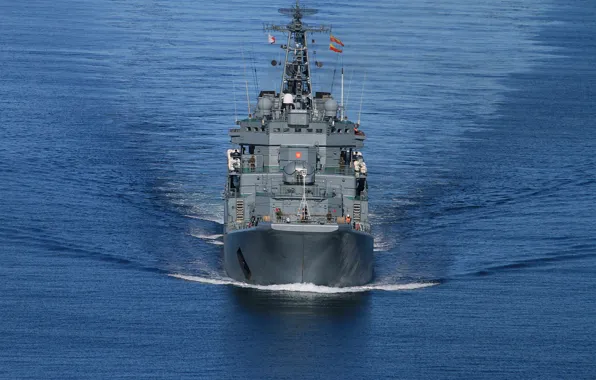 Download wallpaper ship, large, landing, the project 775, Alexander ...