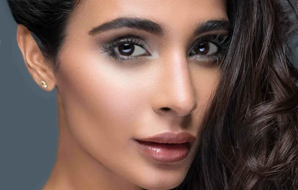 Wallpaper girl, hot, sexy, eyes, smile, beautiful, figure, model for ...