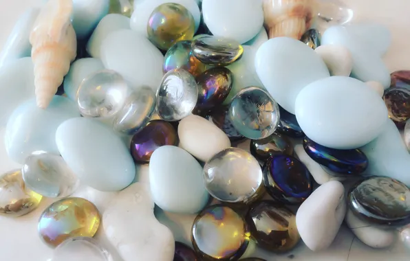 Download wallpaper Stones, Shell, Stone, Shell, section miscellanea in ...