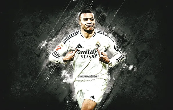 Wallpaper football, soccer, Real Madrid, french, Kylian Mbappe, Mbappe ...