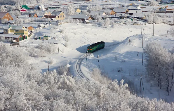 Wallpaper winter, the city, photo for mobile and desktop, section город ...