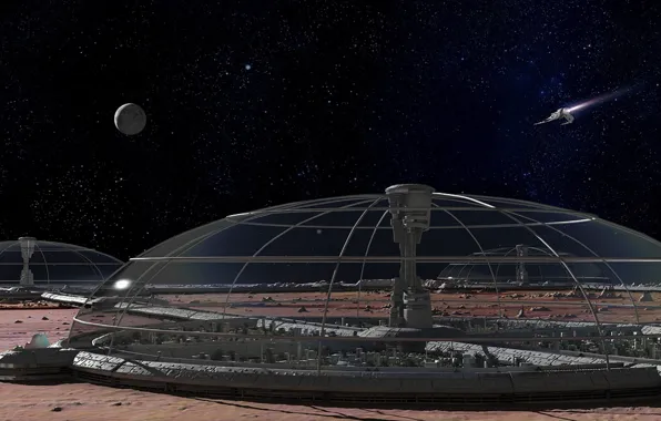 Space Colony Wallpaper