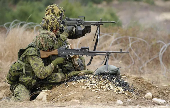 Wallpaper Soldiers, Canadian Army, C6 and C9 machine guns images for ...