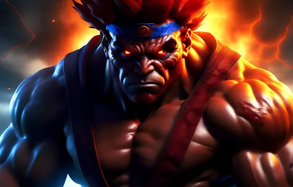 Download wallpaper game, street fighter, evil ryu, section games in ...