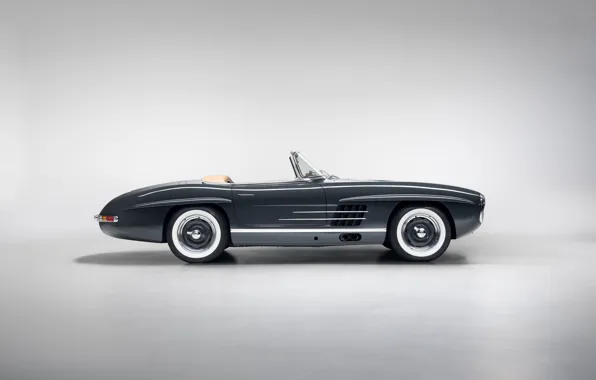 Wallpaper Mercedes-Benz, 1957, 300SL, side view, Mercedes-Benz 300 SL ...