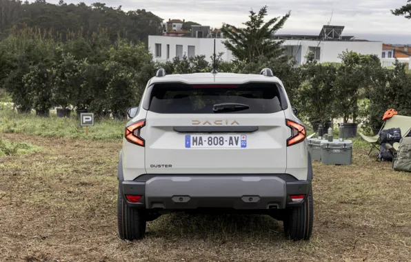 Download wallpaper rear view, Duster, Extreme, Dacia, 2024, Dacia ...