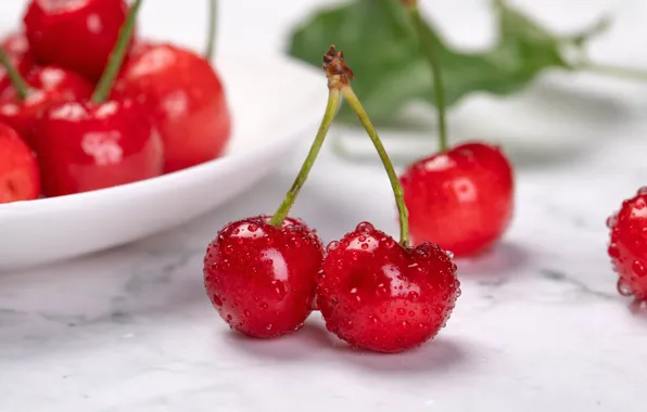 Wallpaper cherry, berries, cherry for mobile and desktop, section еда ...