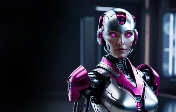 Wallpaper fiction, robot, cyborg for mobile and desktop, section ии арт ...