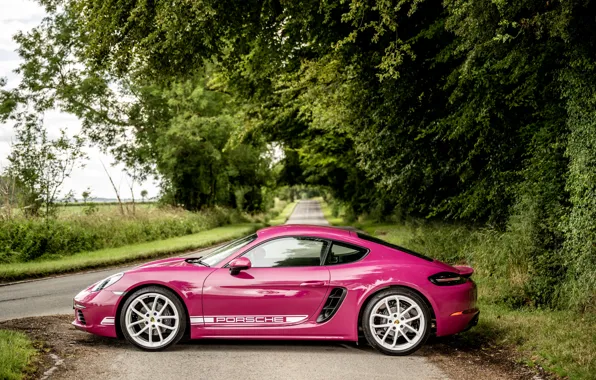 Wallpaper Porsche, Cayman, side view, 718, Porsche 718 Cayman Style ...