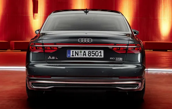 Wallpaper design, comfort, Long, exterior, 2021, Audi A8 L for mobile ...
