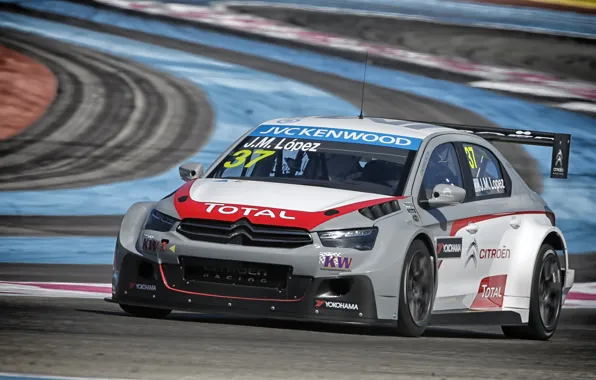 Wallpaper race, Citroen, the car, car, Paul Ricard, WTCC, touring ...