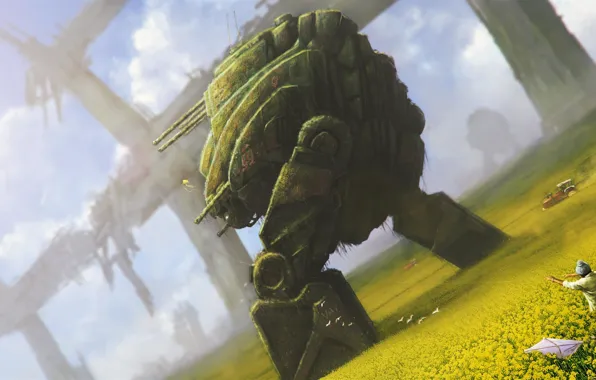 Wallpaper machine, deceased, a war always has its reminders and we move ...