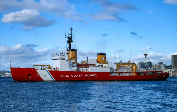 Wallpaper U.S. Coast Guard, ice-class patrol ship, CGC Polar Star for ...
