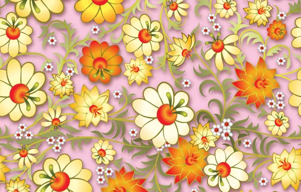 Wallpaper Flowers, pattern, pattern, seamless, Floral, seamless for ...