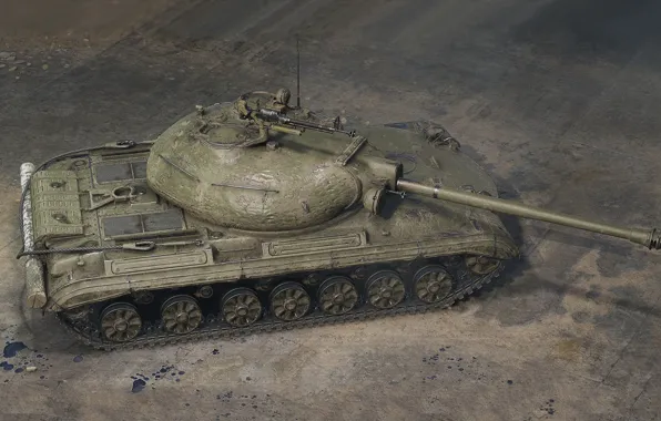 Download wallpaper USSR, Experienced tank, Object 274A, section weapon ...