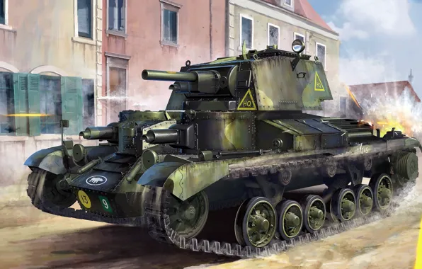 Wallpaper The 1930-ies, "Vikkers", Tank Cruiser, British cruiser tank ...