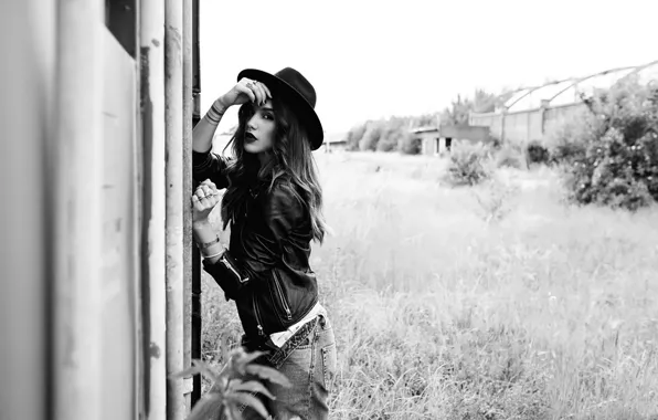 Wallpaper look, style, model, hat, fashion, rod for mobile and desktop ...