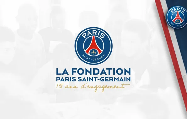 Download wallpaper wallpaper, sport, logo, football, Paris Saint ...