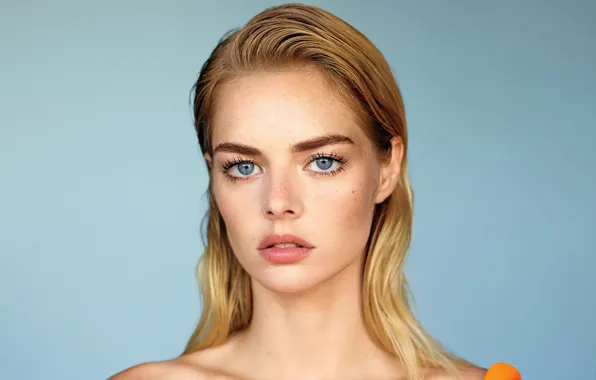 Wallpaper look, model, portrait, makeup, actress, Samara Weaving ...