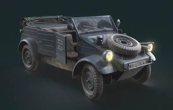 Wallpaper Germany, Military Vehicle, WV Kübelwagen Type 82, Jakub ...