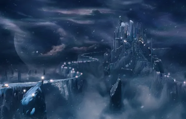 Frozen Castle Wallpaper Hd