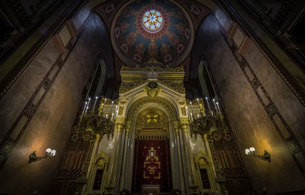 Wallpaper Hungary, Budapest, The great synagogue for mobile and desktop ...
