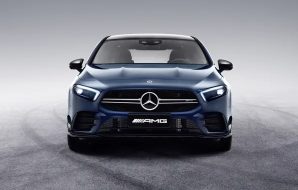 Wallpaper China, Mercedes-Benz, front view, AMG, 4MATIC, A-Class, 2019 ...