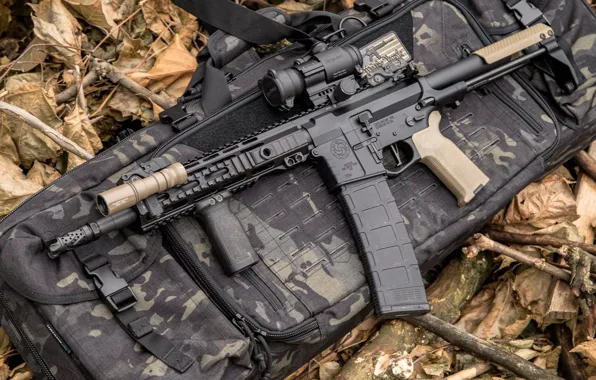 Wallpaper weapons, rifle, weapon, custom, ar-15, assault rifle, assault ...