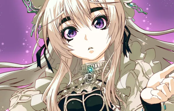 Wallpaper eyes, look, girl, Chaika the coffin, chaika trabant, hitsugi ...