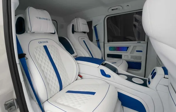 Wallpaper Mercedes-Benz, logo, chairs, AMG, 4x4, Mansory, G63, Gronos ...