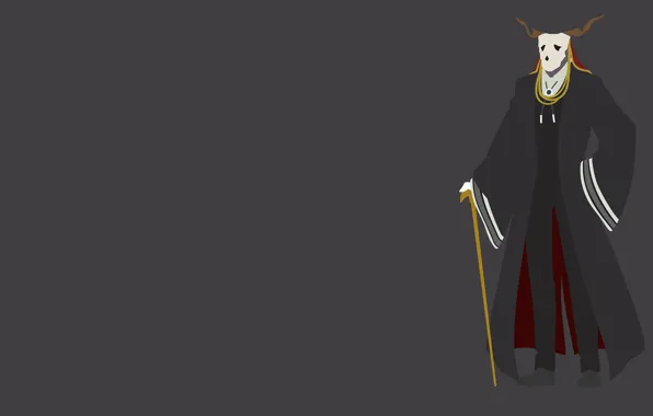 Wallpaper background, minimalism, Bride of the sorcerer, Maho Group no ...