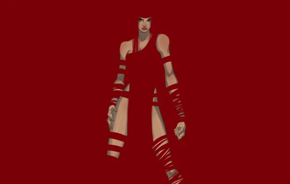 Wallpaper red, red, girl, art, Elektra, ELEKTRA for mobile and desktop ...
