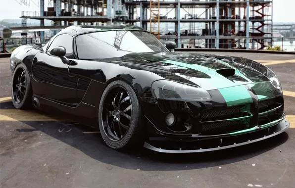 Wallpaper Auto, Machine, Dodge, Car, Rendering, Dodge Viper ACR ...
