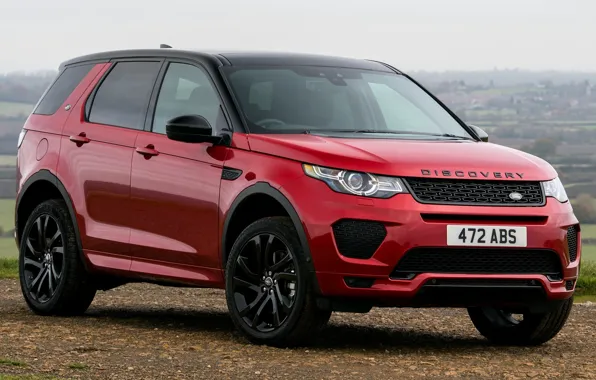 Wallpaper machine, the sky, nature, earth, SUV, red, Land Rover, red ...