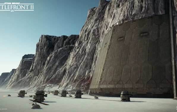 Wallpaper rocks, gate, security, Star Wars Battlefront II, Were ...
