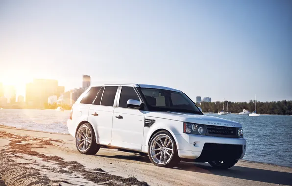 Wallpaper Girl, Range Rover, Brunette, Sport for mobile and desktop ...