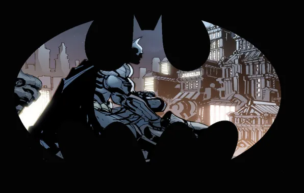 Download wallpaper logo, Batman, comics, section fantasy in resolution ...