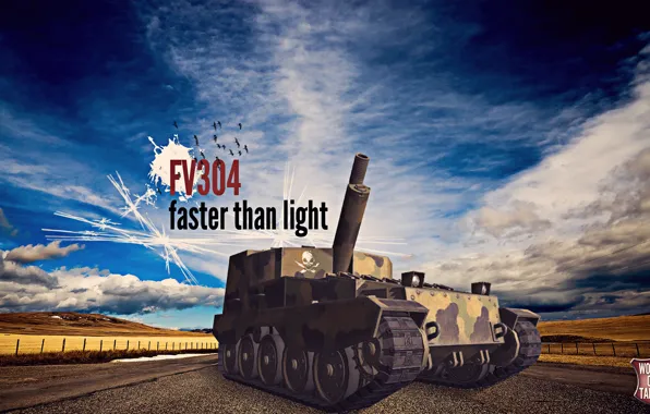 Wallpaper world of tanks, wot, art, fv304 images for desktop, section ...