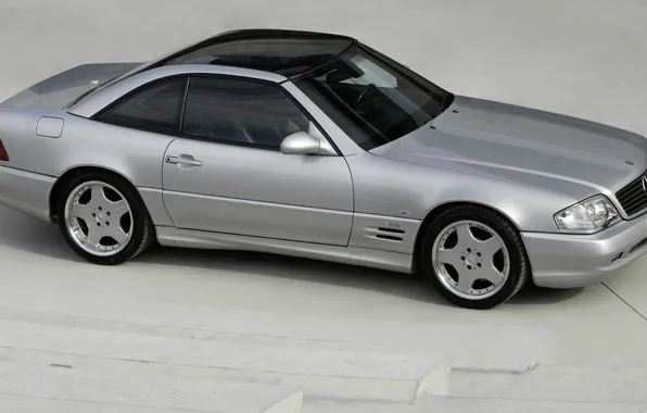 Download wallpaper mercedes-benz, r129, sl, section mercedes in ...