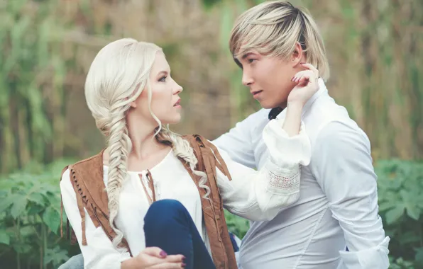 Wallpaper romance, pair, Nelly Lehtinen, Nicko Da Tiger images for ...