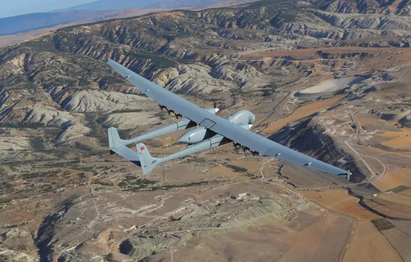 Download wallpaper UAV, unmanned aerial vehicle, aksungur, TUSAŞ ...