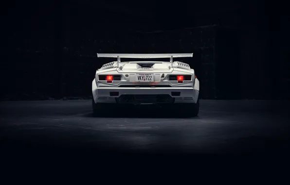 Wallpaper Lamborghini, rear, Countach, Lamborghini Countach 25th ...