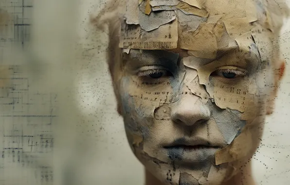 Wallpaper girl, portrait, art for mobile and desktop, section разное ...